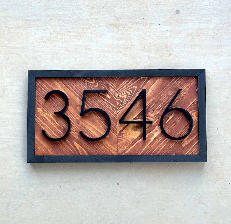 Address Plaque Address Numbers Address Sign House Number - Etsy