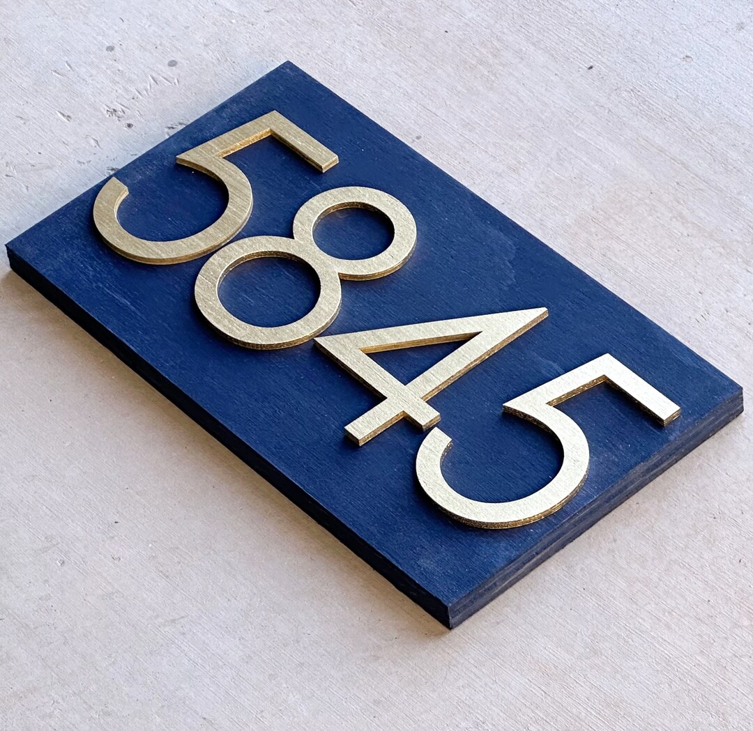 House Numbers, Address Numbers, Modern House Numbers, House Number ...