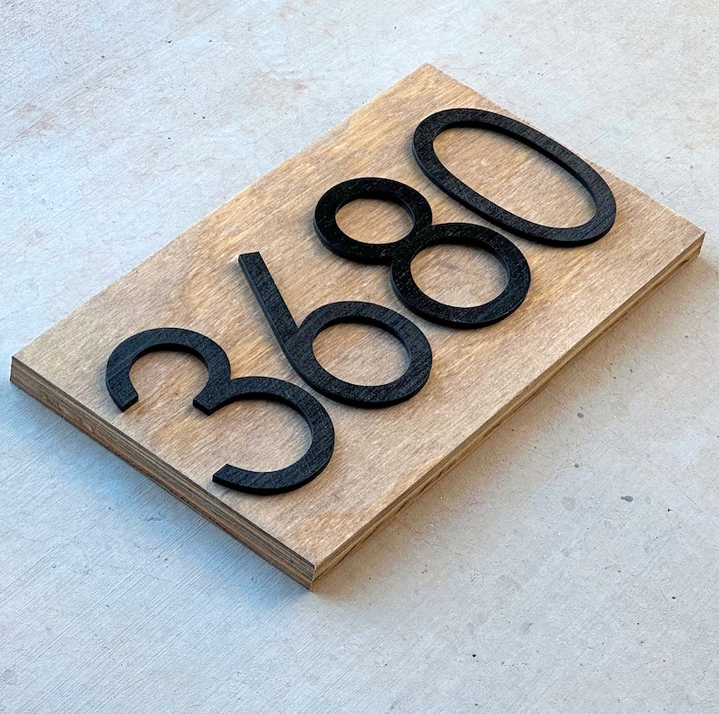 House Numbers Address Numbers Modern House Numbers House - Etsy