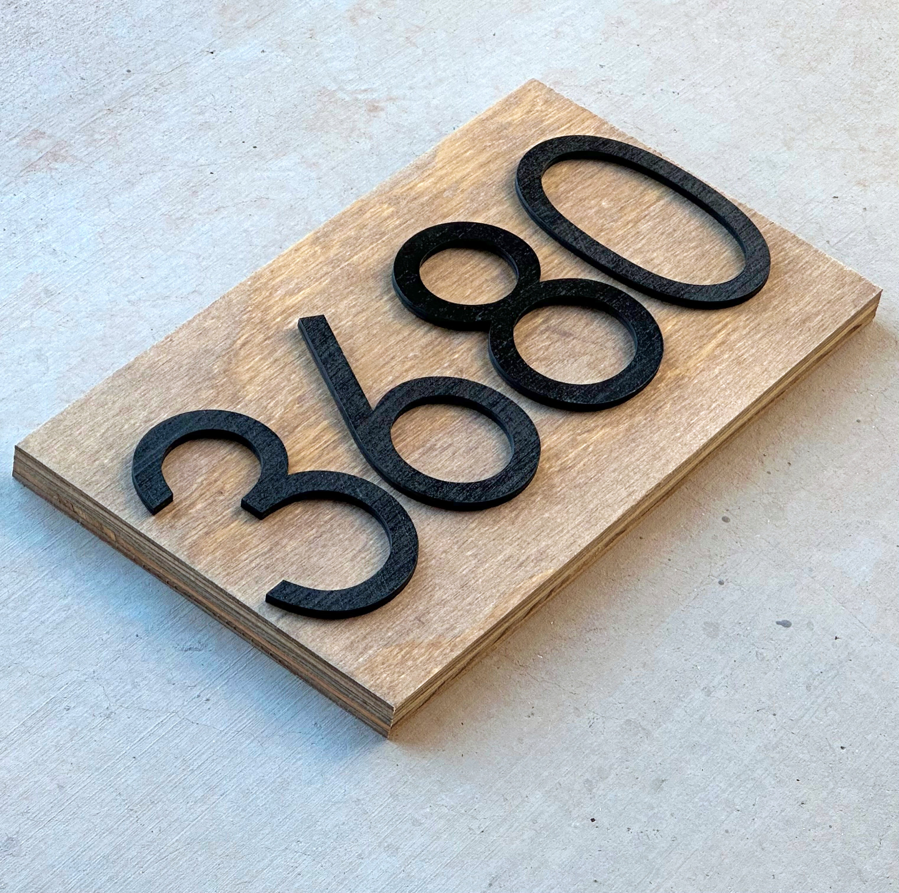 House Numbers Address Numbers Modern House Numbers House - Etsy
