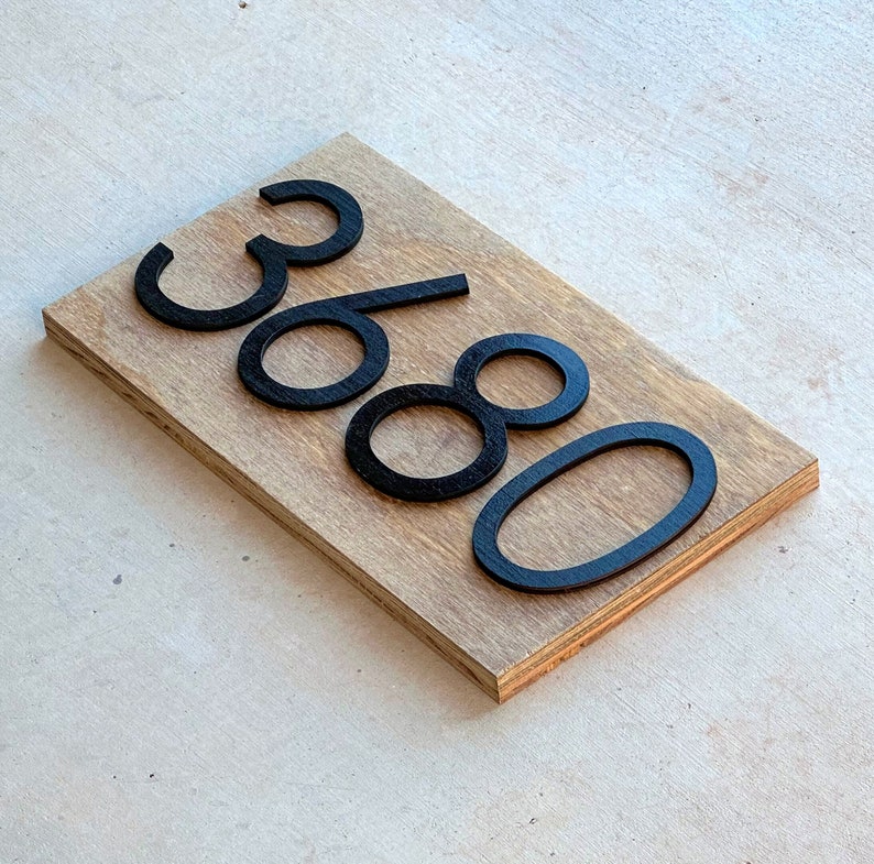 House Numbers Address Numbers Modern House Numbers House - Etsy