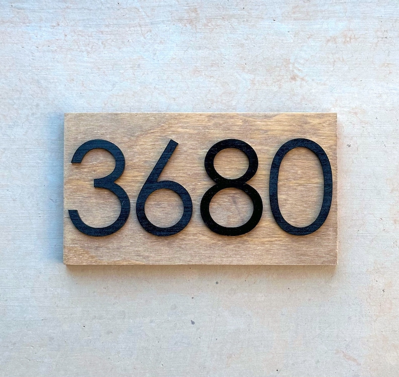 House Numbers Address Numbers Modern House Numbers House - Etsy