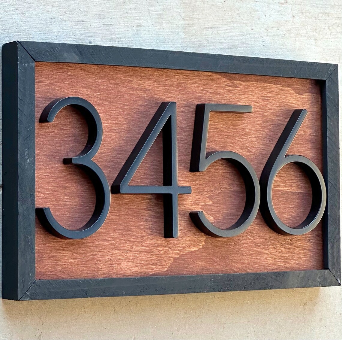 Address Numbers, House Number Sign, House Number Plaque, Horizontal ...