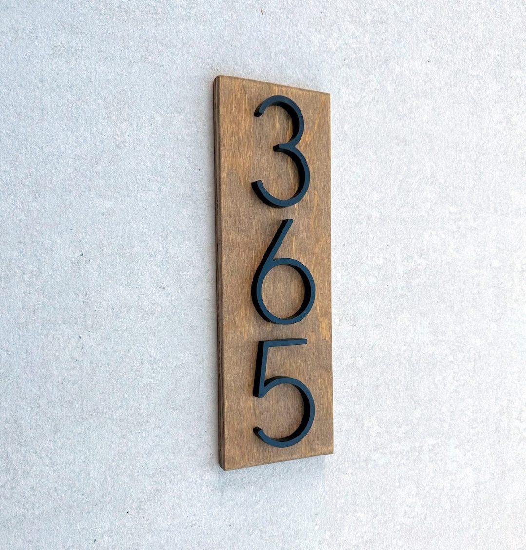 House Number Plaque, Modern Address Numbers, Farmhouse Sign ...