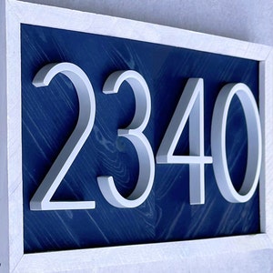Address Plaque, Address Numbers, Address Sign, House Number Plaque ...