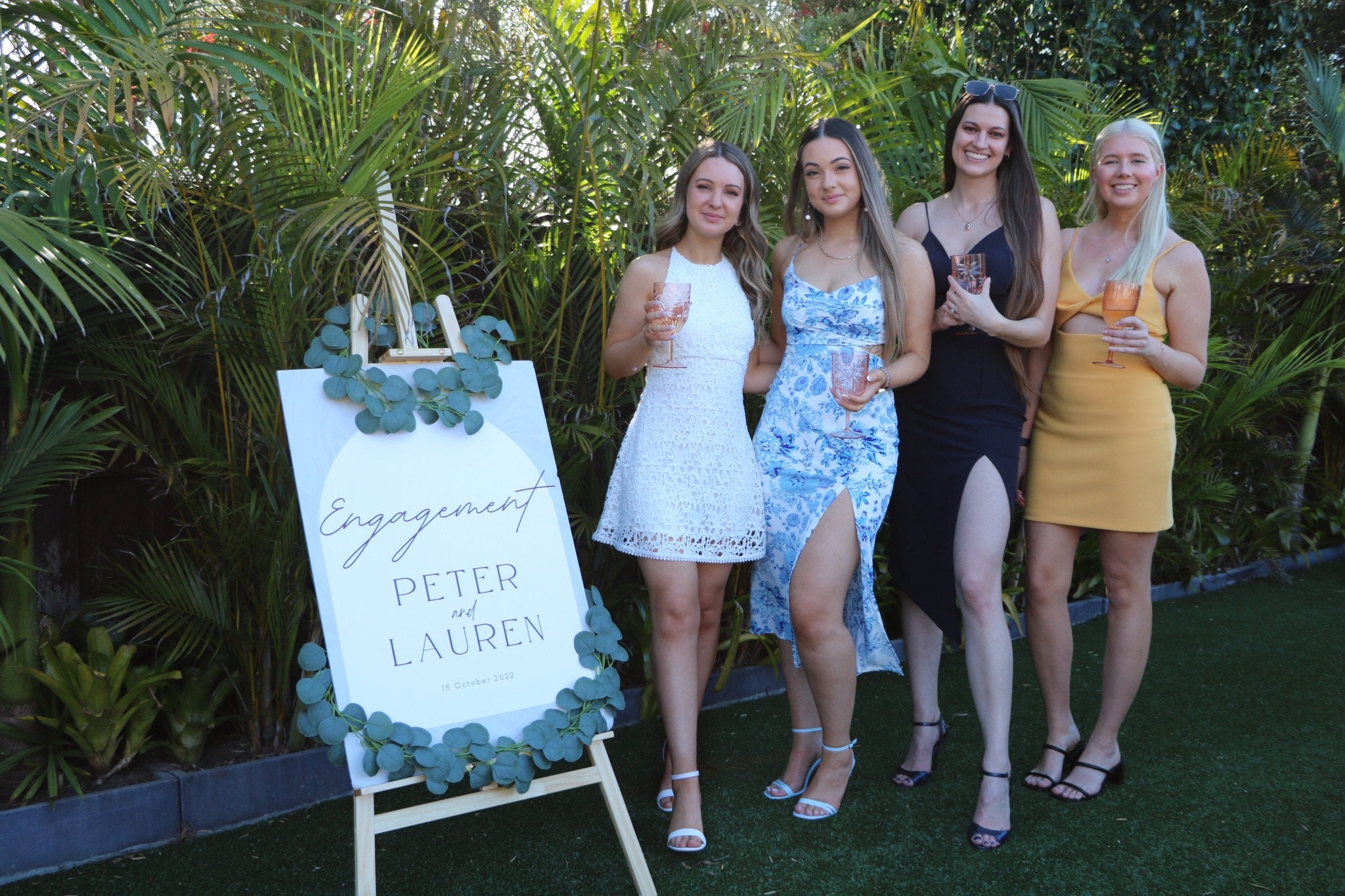 Easel Included - Custom Event Welcome Sign | Wedding, Engagement ...