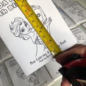 Custom Mini Coloring Books W/crayons for Children | Birthday Party ...