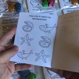 Custom Mini Coloring Books W/crayons for Children | Birthday Party ...