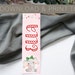Editable Christmas Bookmark Template | 2x7in | Printable Personalized ...