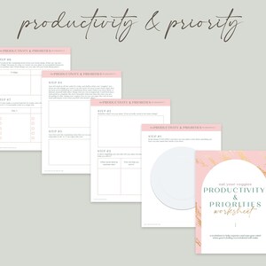Printable Productivity & Task Prioritization Worksheet | Time ...