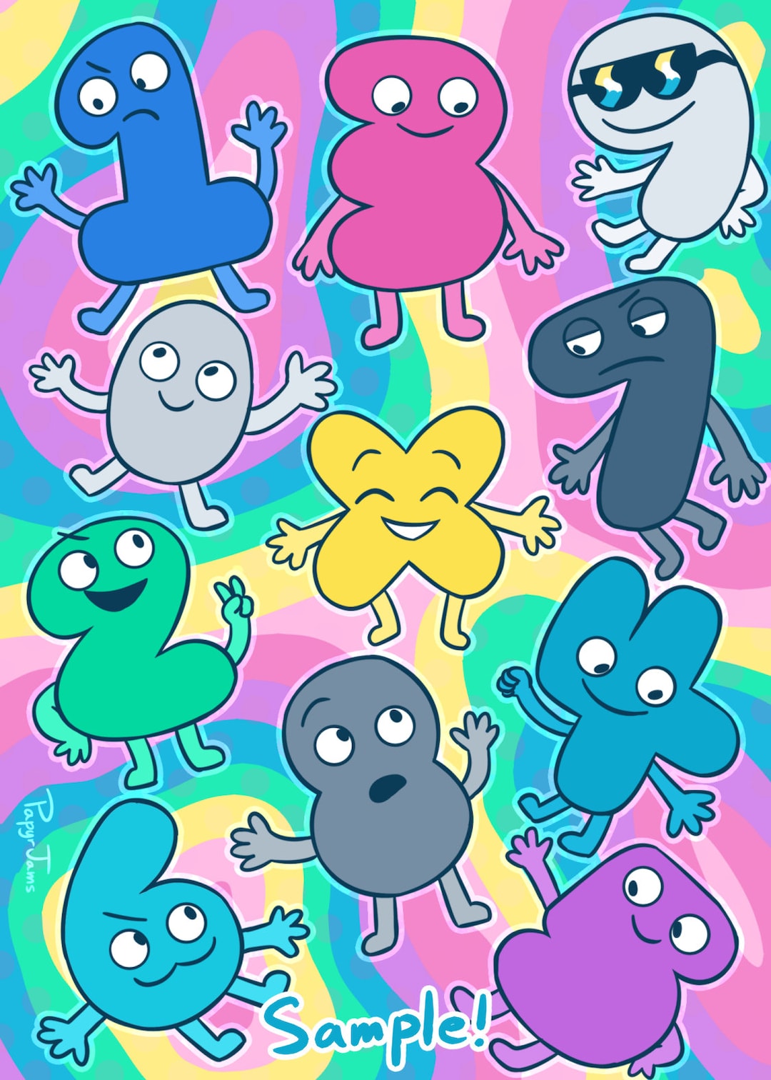 Algebraliens 5 X 7 Art Print - Etsy