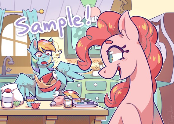 My Little Pony Cupcakes Comic Page 1