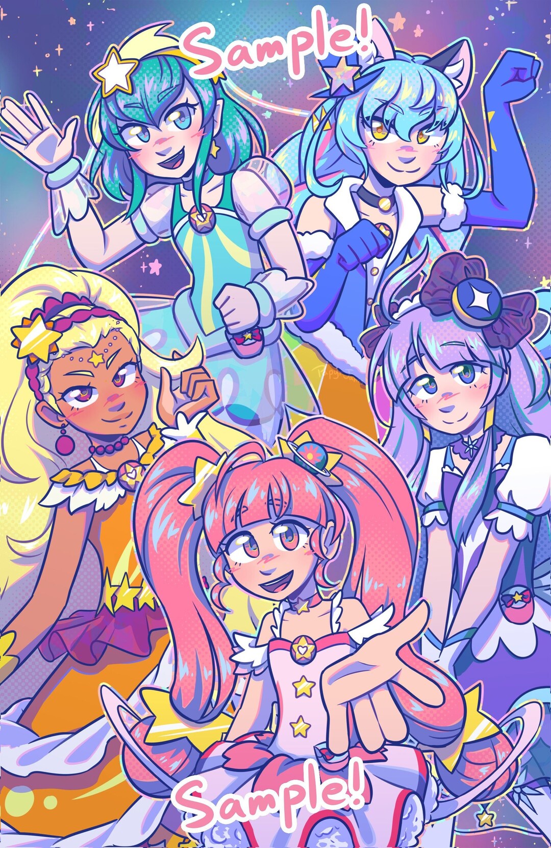 Star Twinkle Precure 11 X 17 Poster Print - Etsy
