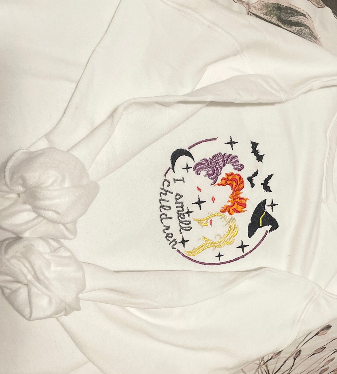 Hocus Pocus Embroidery Crewneck/hoodie, Sanderson Sisters Sweatshirt ...