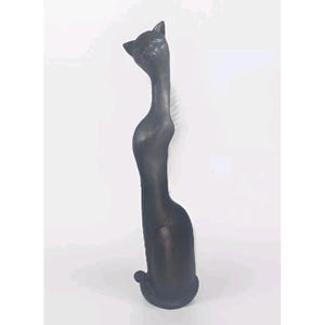 Jaru Large 30" Pottery Mid Century Vintage Siamese Cat Statue Sculpture ...