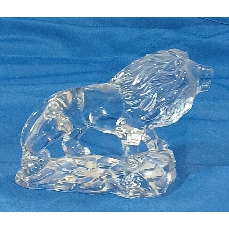 Lion Princess House 24% Lead Crystal Wonders of the Wild Germany Estate ...