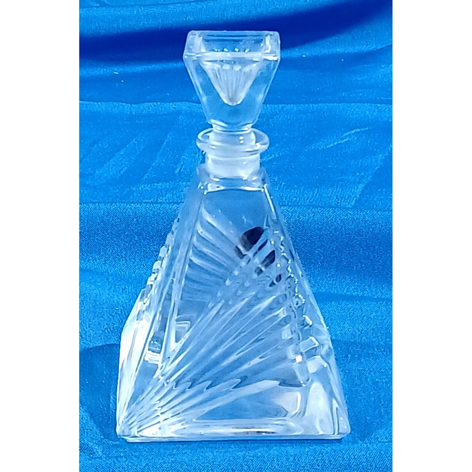 RCR Royal Crystal Rock Pyramid Shaped Art Deco Perfume Bottle - Etsy