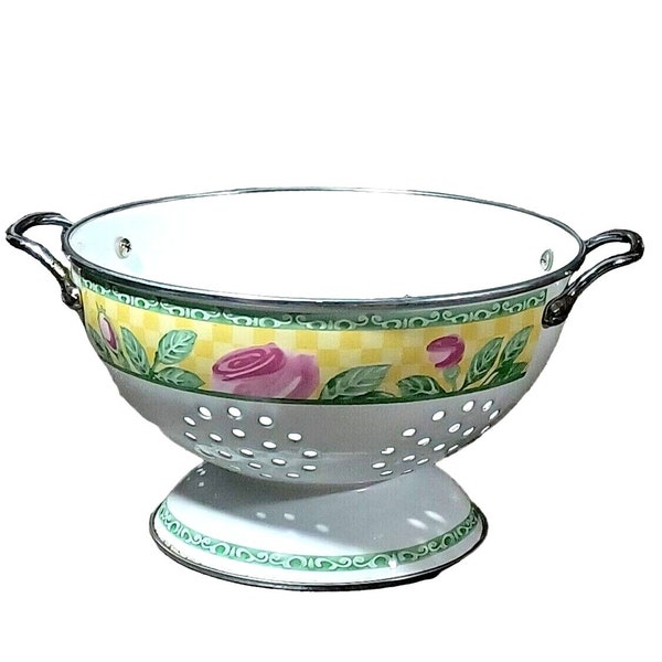 Enamel Colander - Etsy