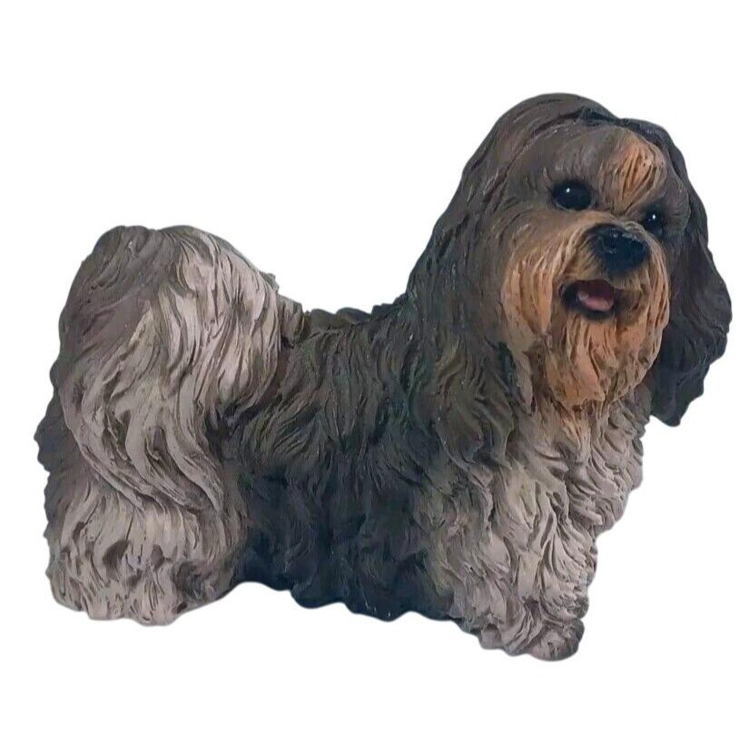 SHIH-TZU Dog Figurine by CASTAGNA Vintage 1990 Made in Italy Realistic ...