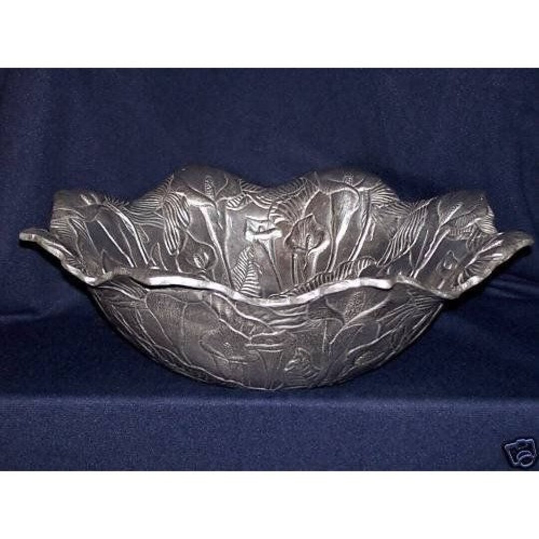 ARTHUR COURT Rabbits Lily 12 Salad Serving Bowl 1992 Vtg Easter Bunny ...