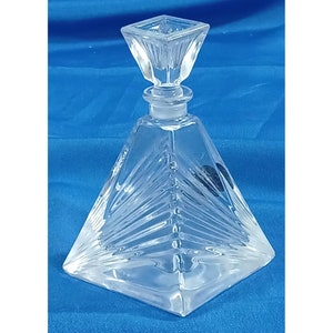 RCR Royal Crystal Rock Pyramid Shaped Art Deco Perfume Bottle - Etsy