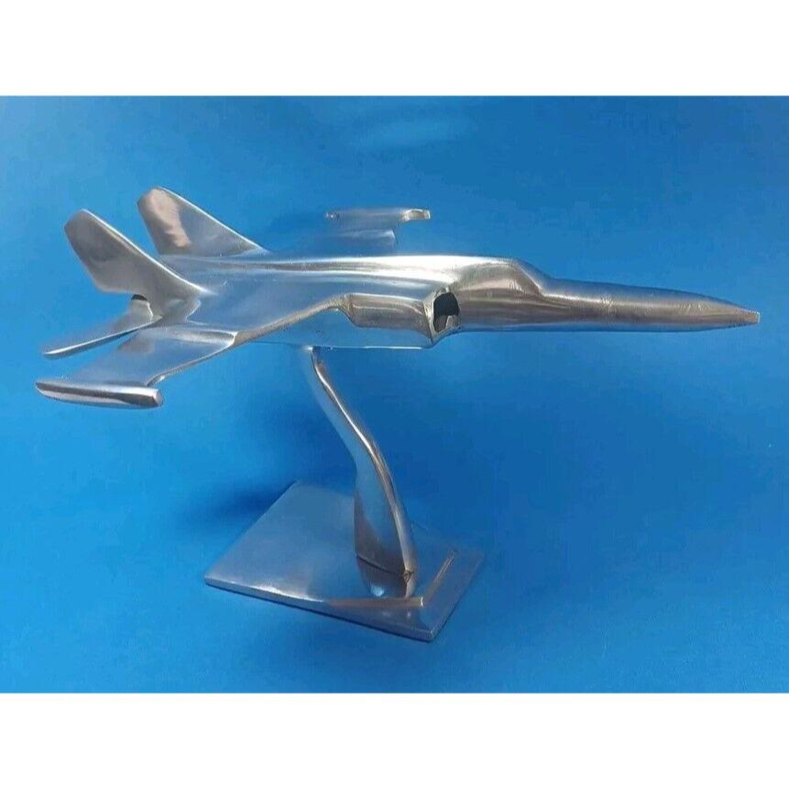 MIG-25 Foxbat Cast Aluminum Jet Fighter Airplane on Stand Desk ...