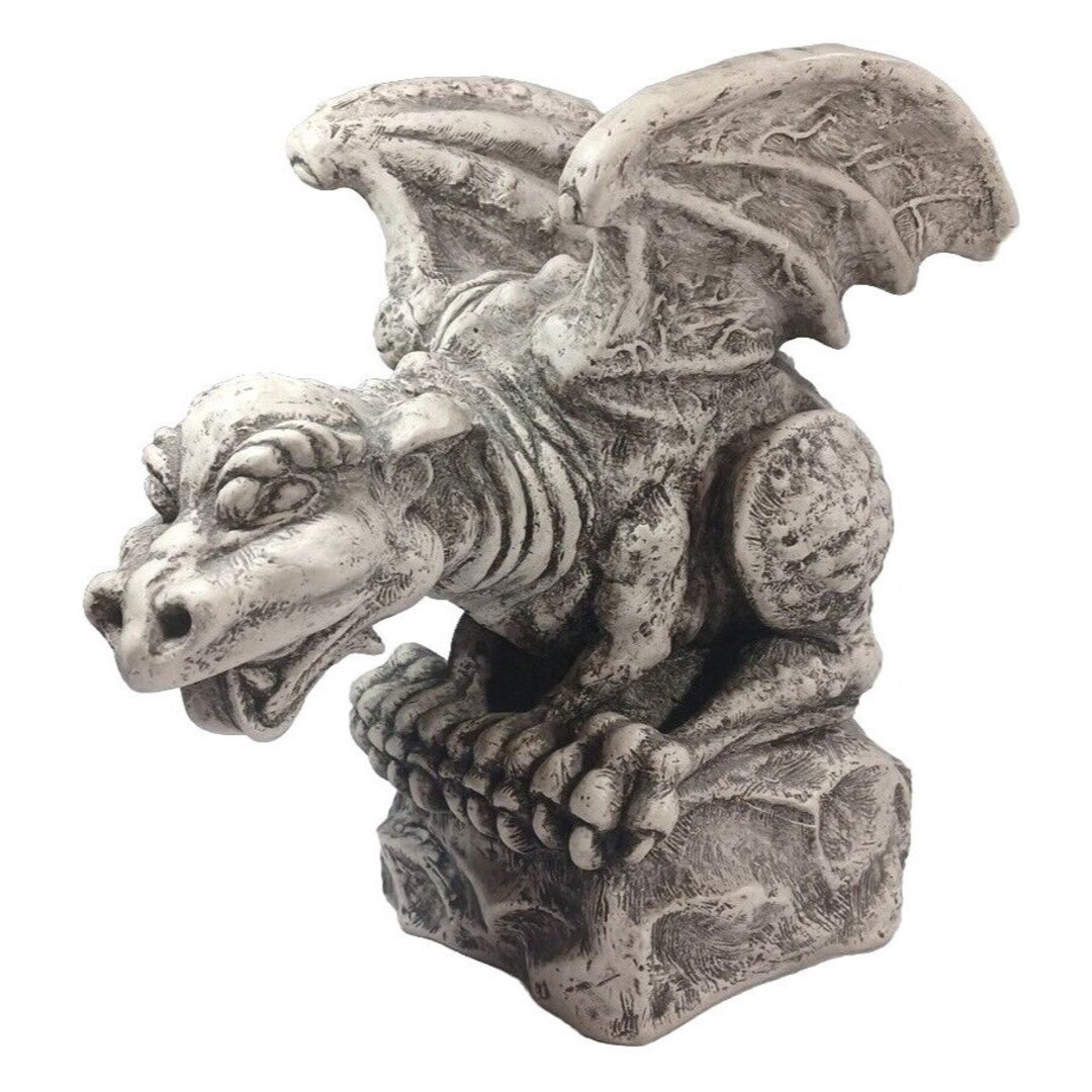 Windstone Editions Hollywood CA Dragon Gargoyle 6X9.5 Pena Vinrage ...