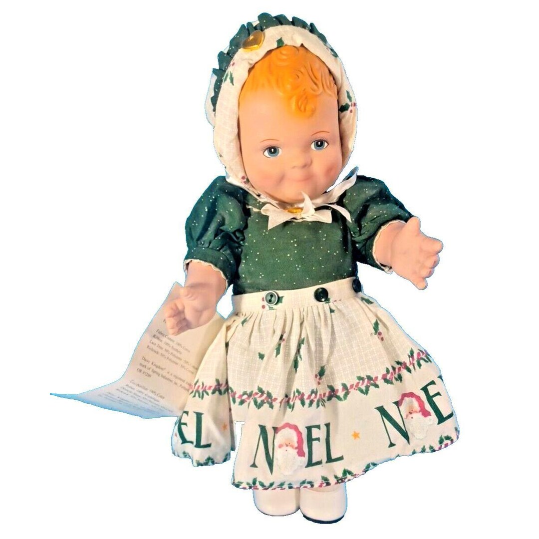 Daisy Kingdom Doll “daisy Baby”dimples 1991 Blonde 12" Noel Christmas ...
