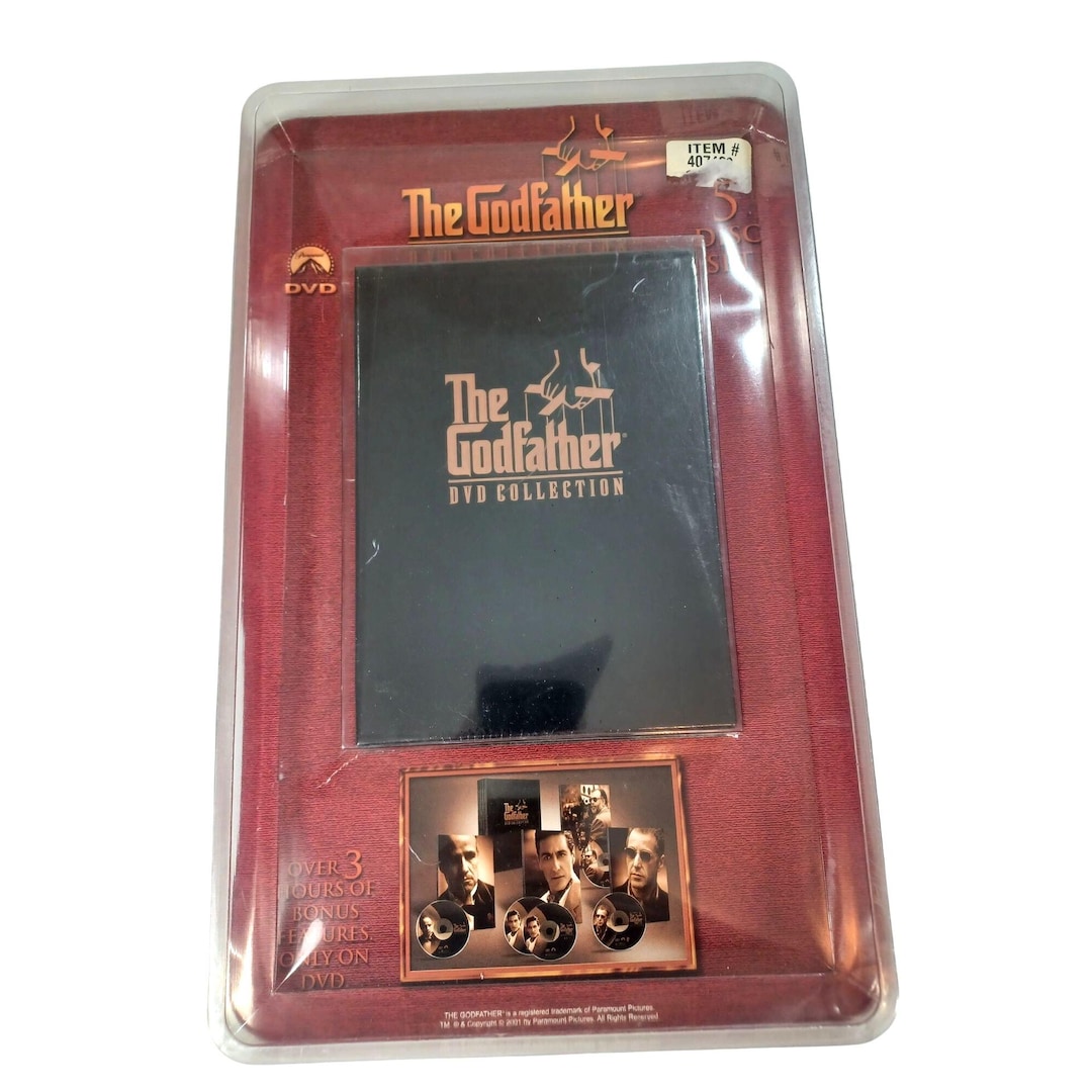 The Godfather DVD Collection 5-disc Set All 3 Films New & Sealed ...