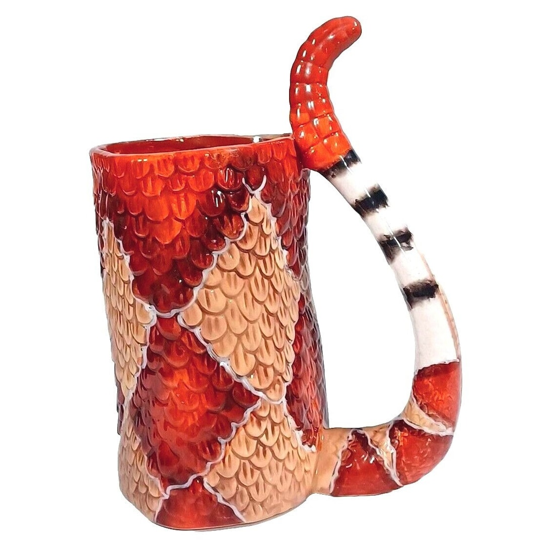 Rattlesnake American Legacy Craig Ferguson Lg Coffee Tea Mug W/snake ...