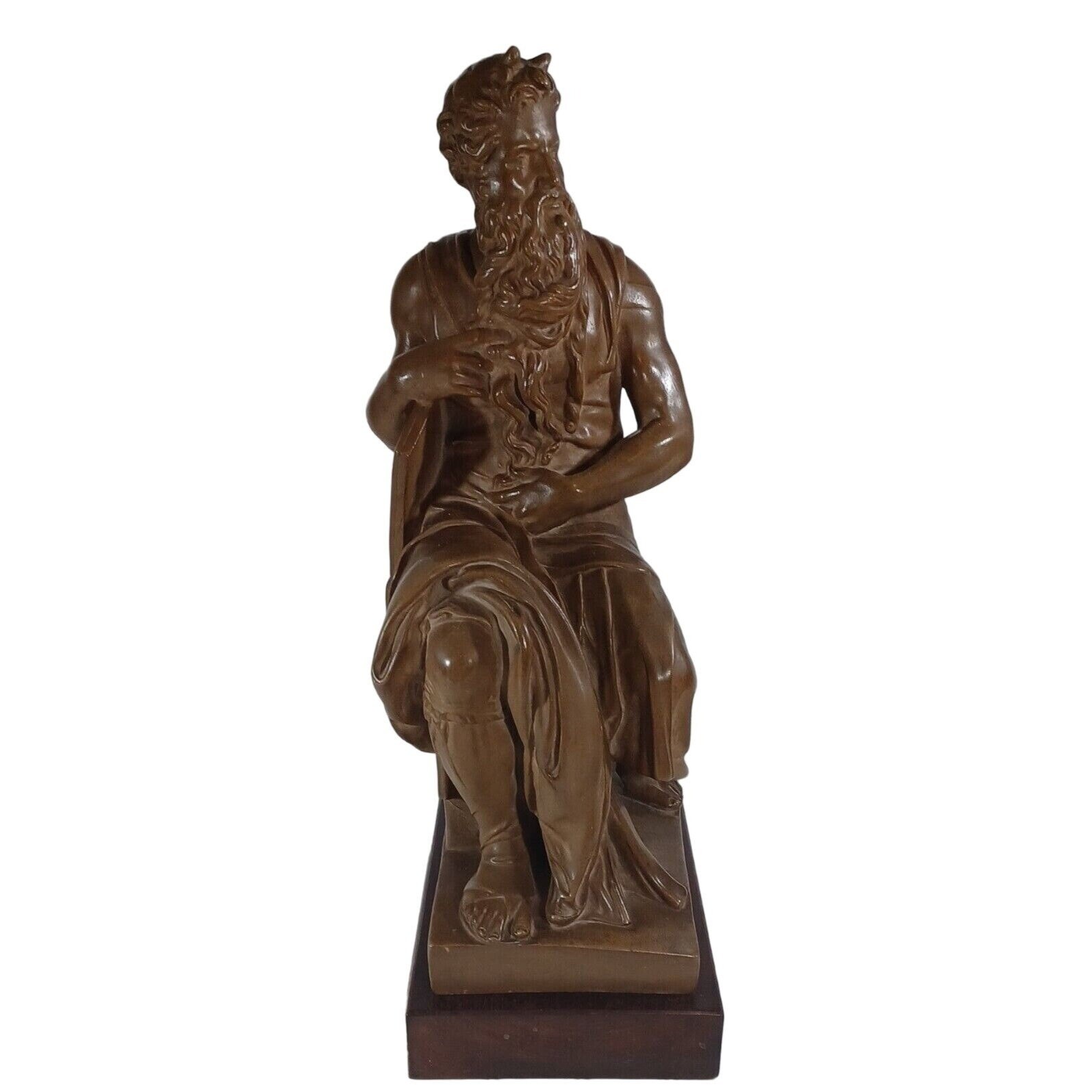 Rare 1957 20 28 Lb Alva Studios Horned Moses With Horns Holding 10 ...