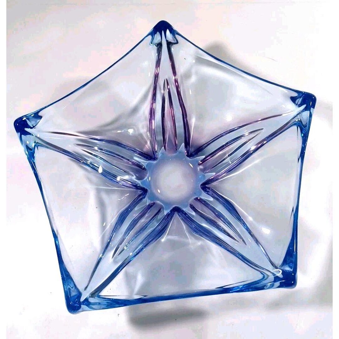 Vladimir Mika Moser 1963 Art Glass Starfish Sommerso Centerpiece ...