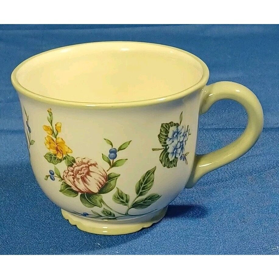 4 Vintage Garden A Princess House Exclusive Footed Cup Tea or Coffee ...