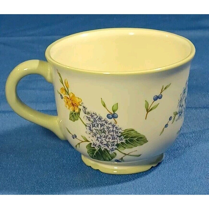 4 Vintage Garden A Princess House Exclusive Footed Cup Tea or Coffee ...