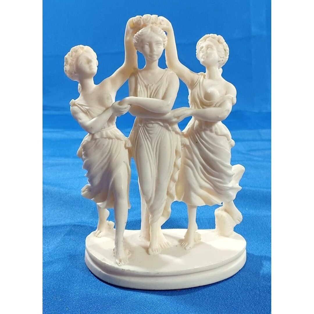 3 Three Graces Alabaster Sculpture Statue Figurine Made in - Etsy