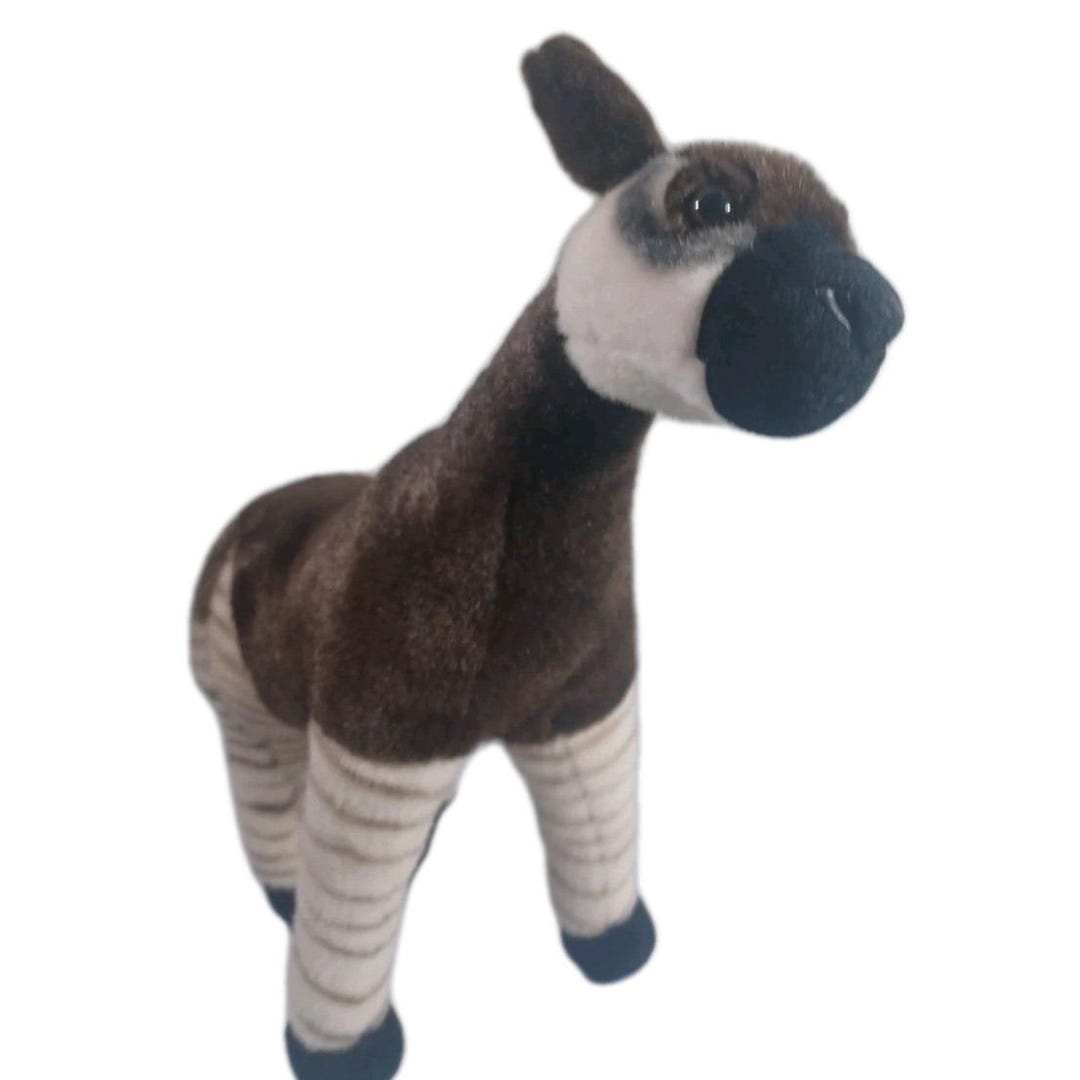 Disney's Animal Kingdom Okapi Plush Zebra Giraffe Endangered 17 ...