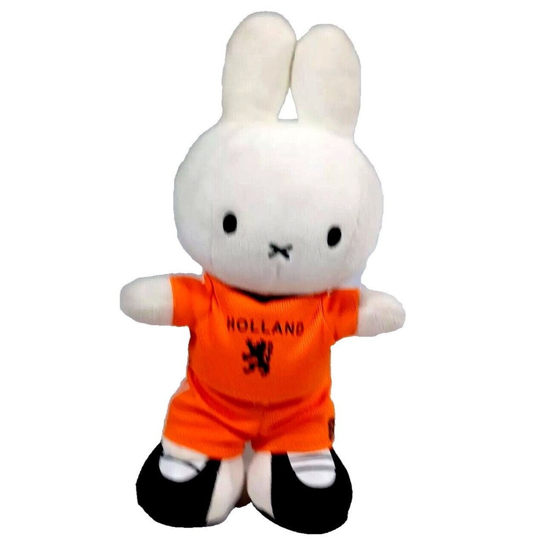 MIFFY RABBIT 10 Holland Soccer 8 Plush Netherlands National Football ...