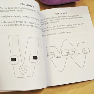 Alphabet Lore Fan Book: Collectable Paperback for Kids - Etsy