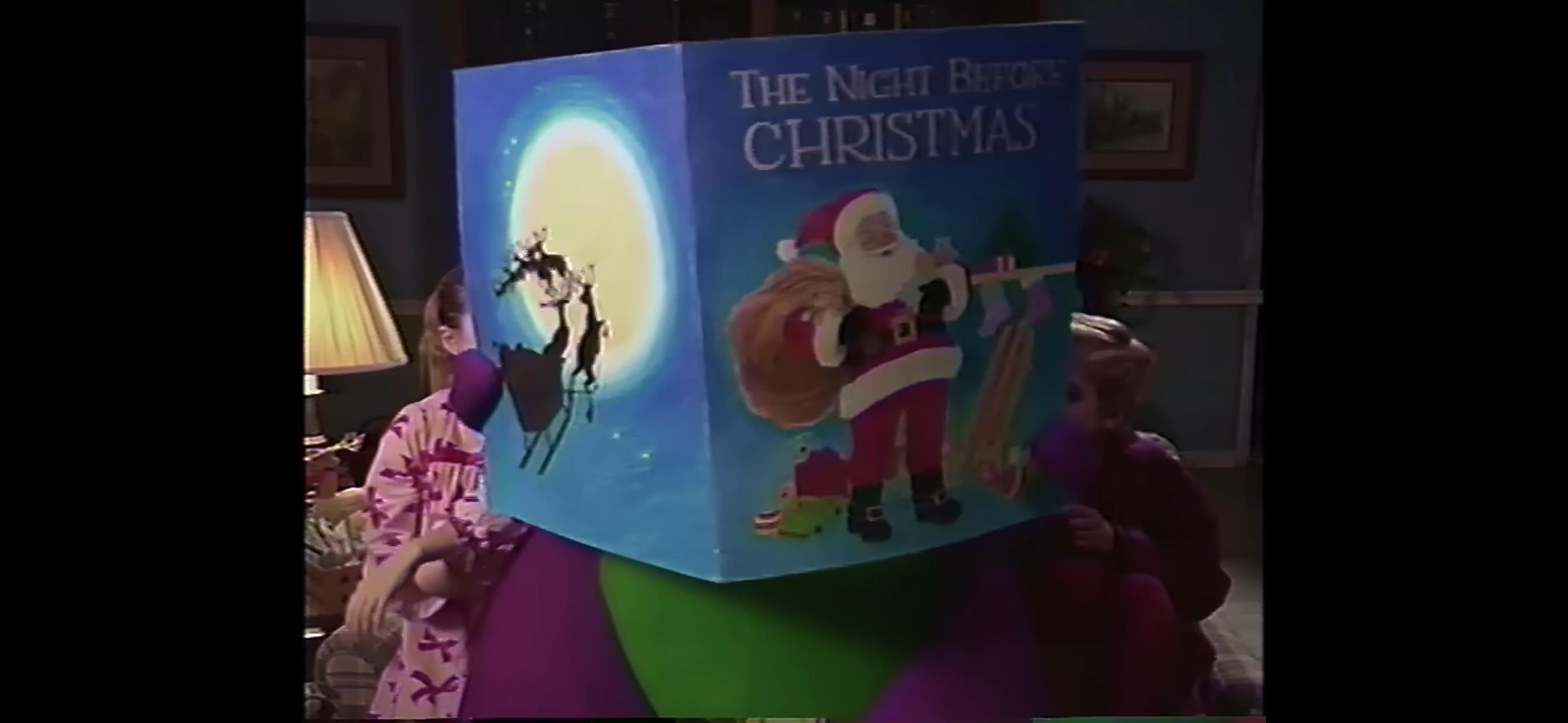 The Night Before Christmas Barney Book Replica Large Paperback - Etsy