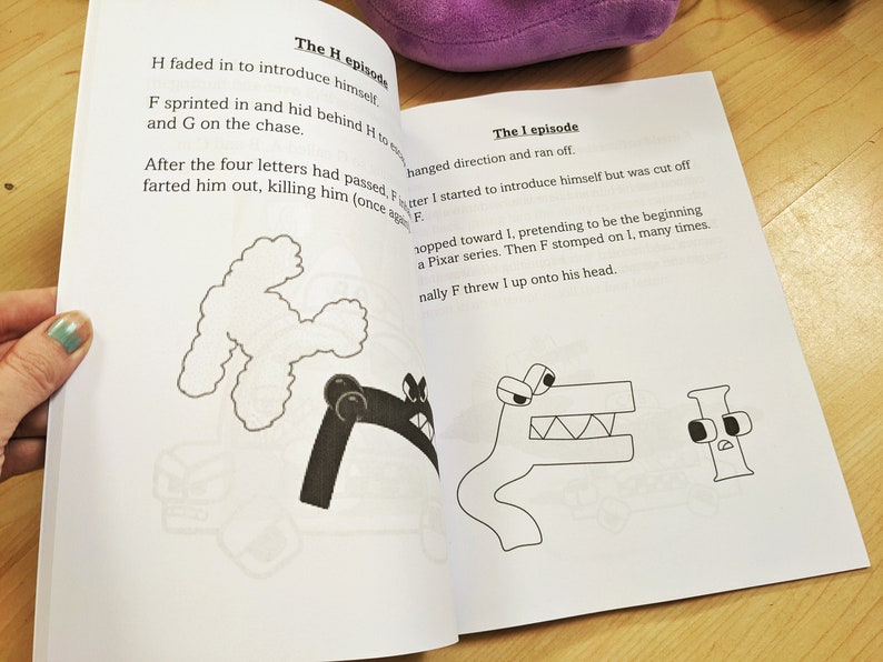 Alphabet Lore Fan Book: Collectable Paperback for Kids - Etsy
