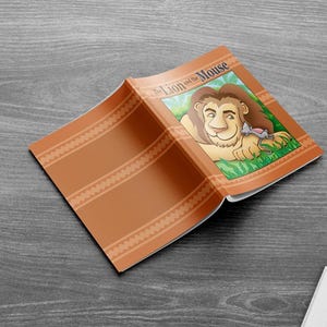 Barney the Dinosaur Book - the Lion and the Mouse - Etsy