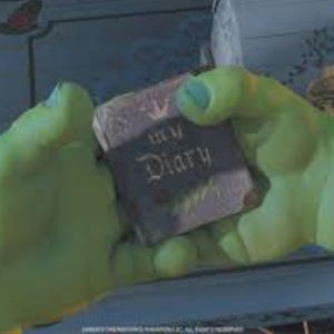 Princess Fiona's Diary From Shrek. Screen Replica Fan Gift Diary ...