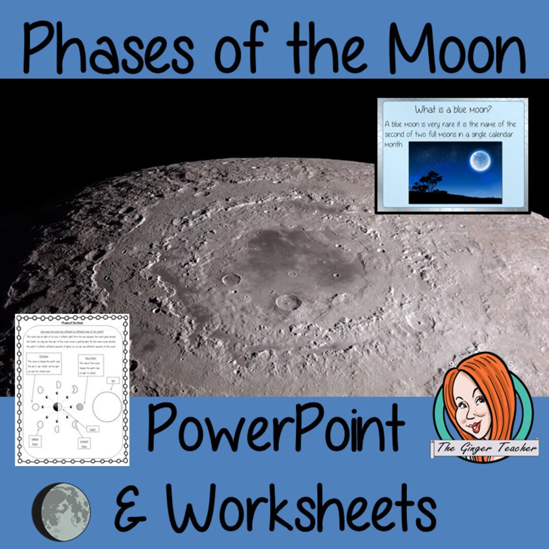 Phases of the Moon Lesson - Teaching Resources - Etsy