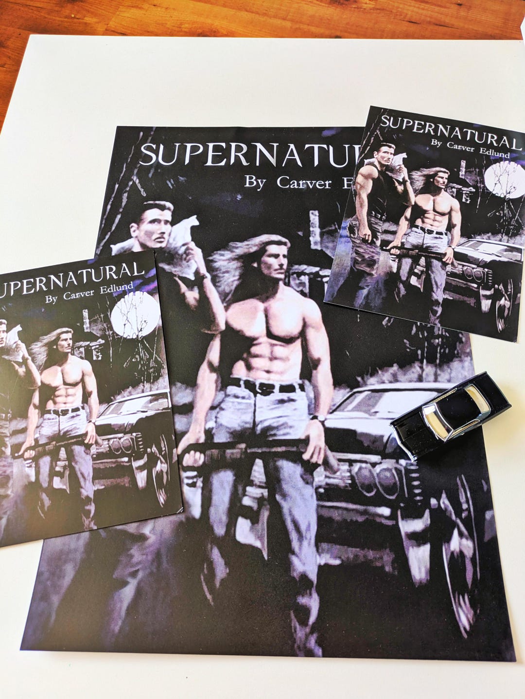 Supernatural Book Cover Print - Carver Edlund - Poster Two Sizes - Etsy