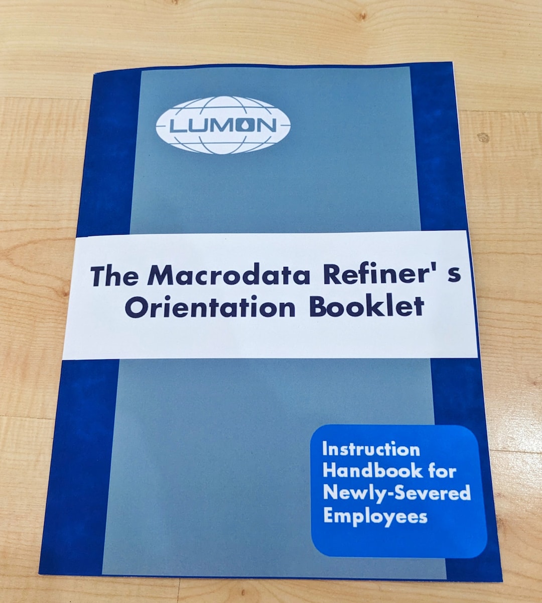 SEVERANCE LUMON HANDBOOK Employee Guide Book for Fans. Great Last ...