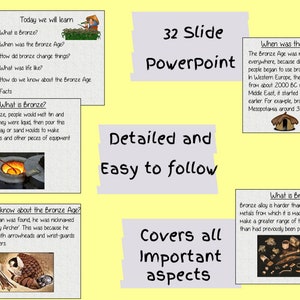 The Bronze Age Lesson - Teaching Resources - Etsy