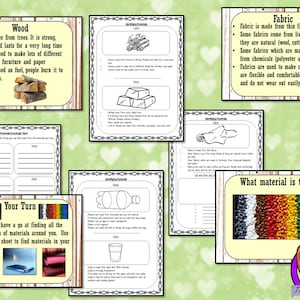 Identifying Materials Lesson - Teaching Resources - Etsy