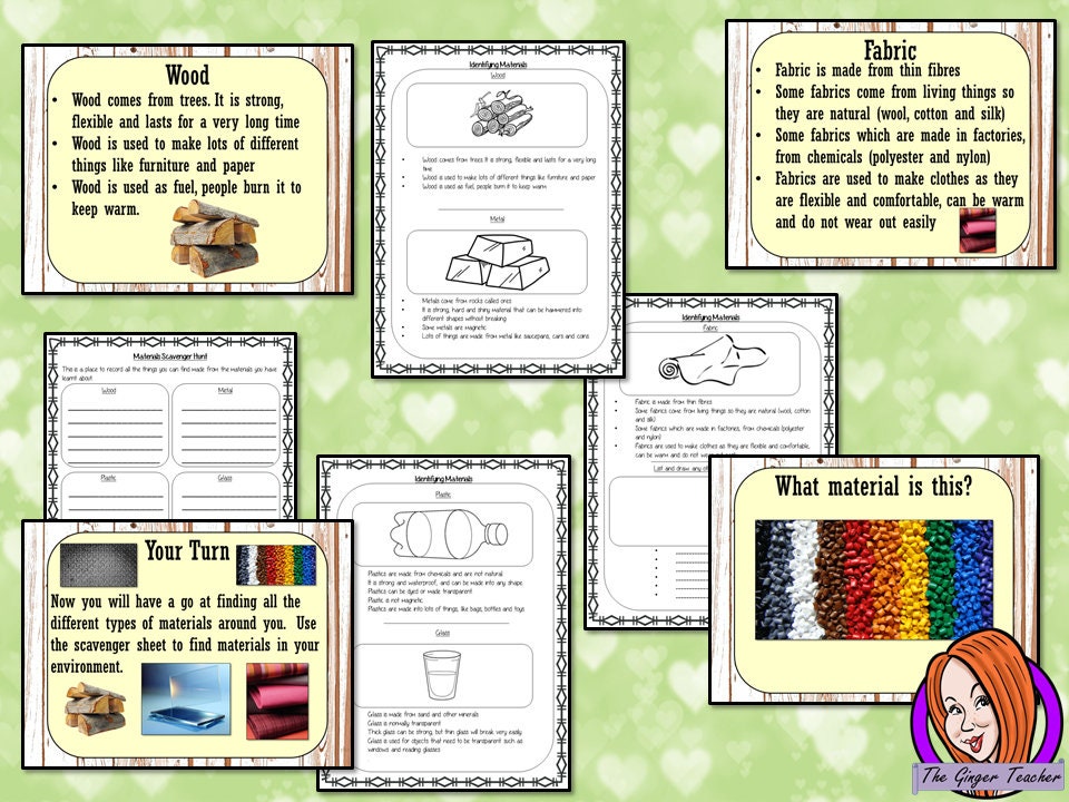 Identifying Materials Lesson Teaching Resources - Etsy