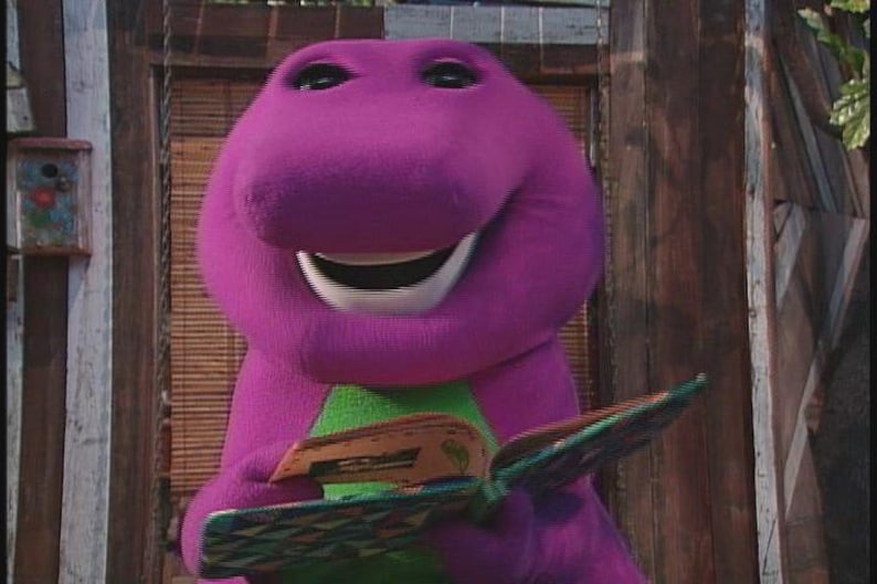 Barney Musical Scrapbook Replica | 90s TV Prop, Display Gift - Etsy Canada