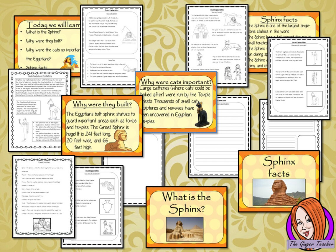 Sphinx Lesson Teaching Resources - Etsy